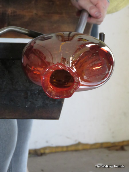 Creating Hot Blown Glass art in Hendricks County - The Walking Tourists
